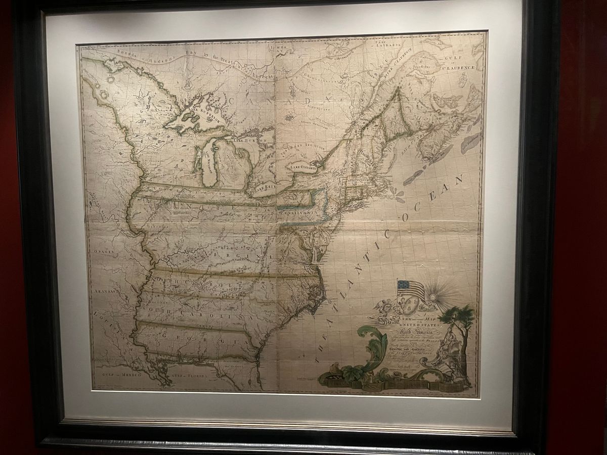 The First Map of the United States in Washington