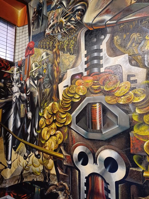 "El Retrato de la Burguesía" (Portrait of the Bourgeoisie) Mural at SME ...
