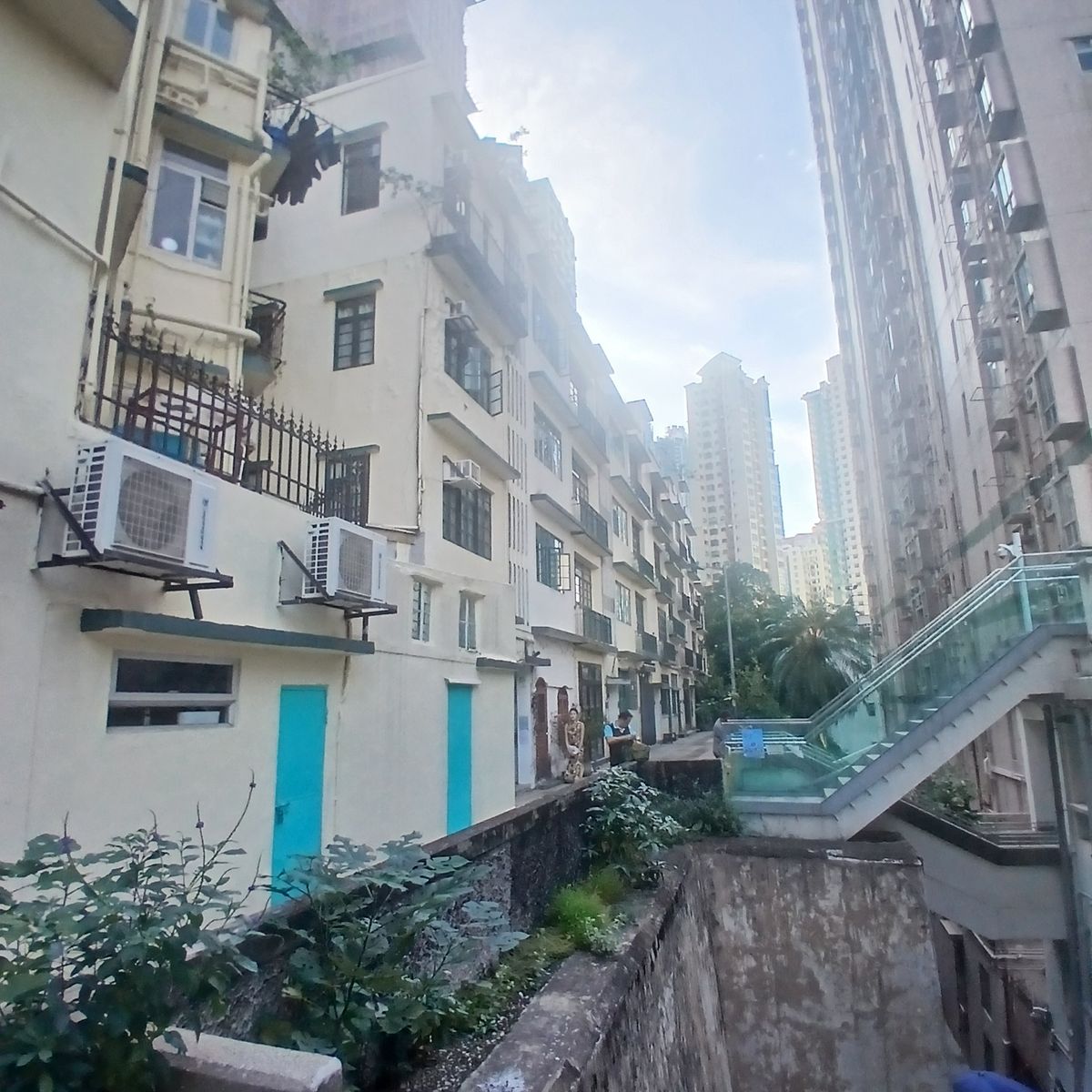 Wing Lee Street in Hong Kong Island