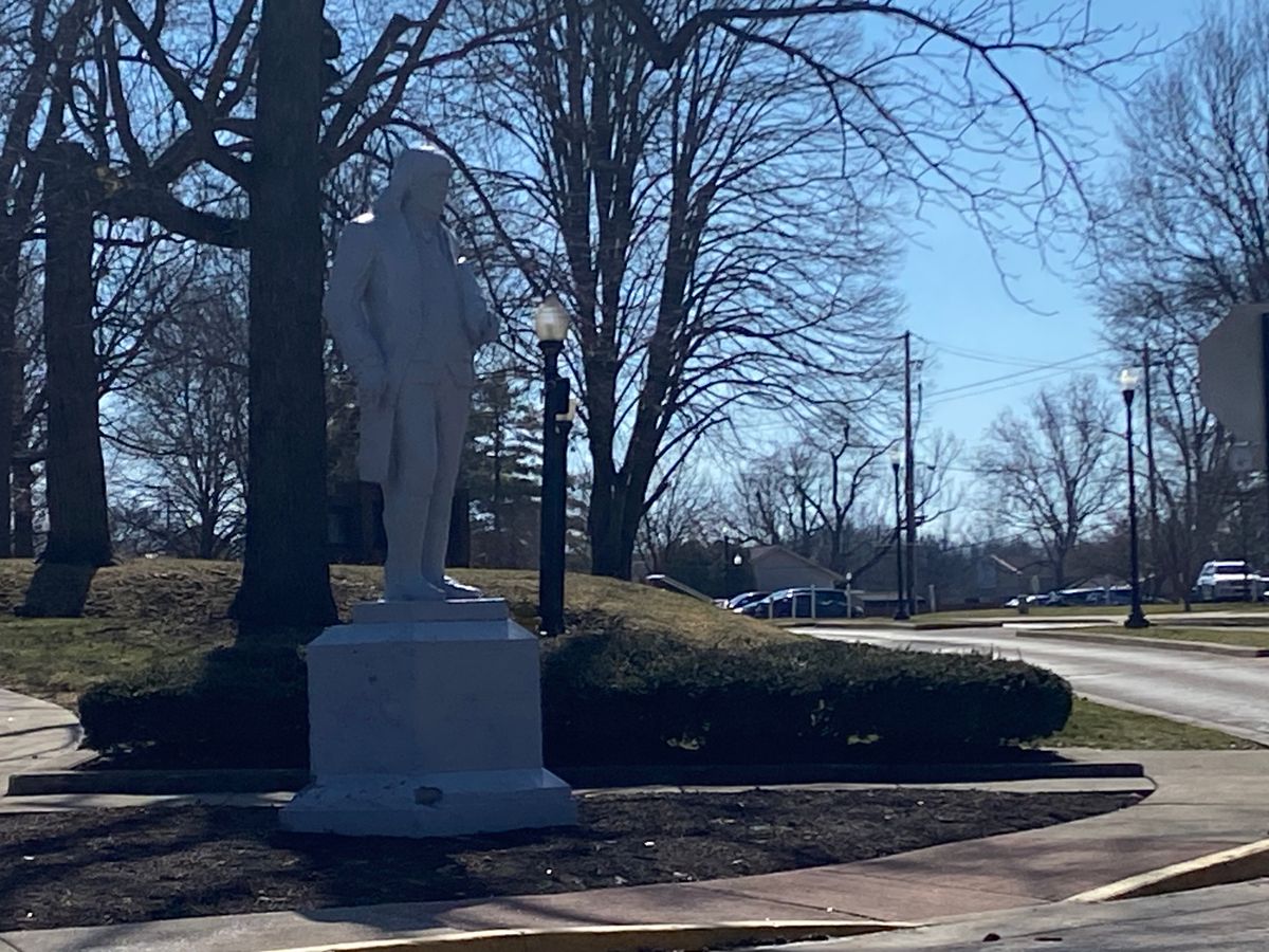 Franklin College Benjamin Franklin Statue in Franklin