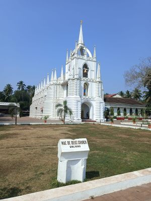 Mae De Deus Church in Saligao