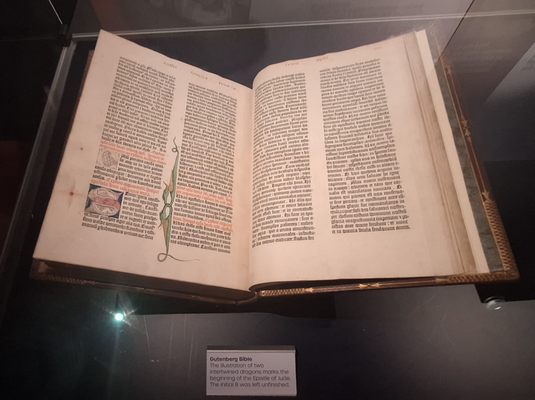 Scotland's Gutenberg Bible in Edinburgh