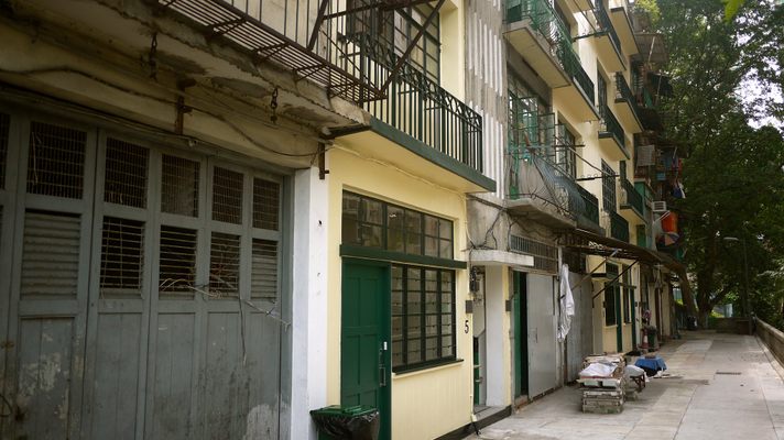 Wing Lee Street in Hong Kong Island